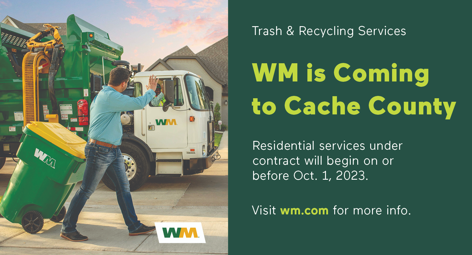Waste Management Trash & Recycling Services | Hyrum Utah