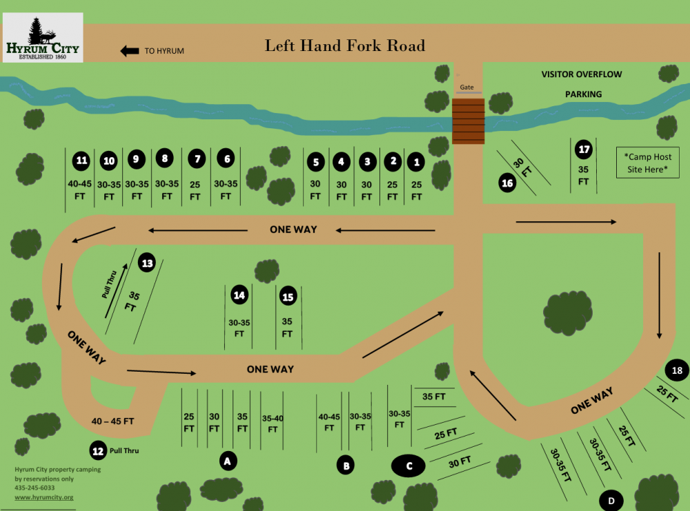 Left Hand Fork Campground | Hyrum Utah